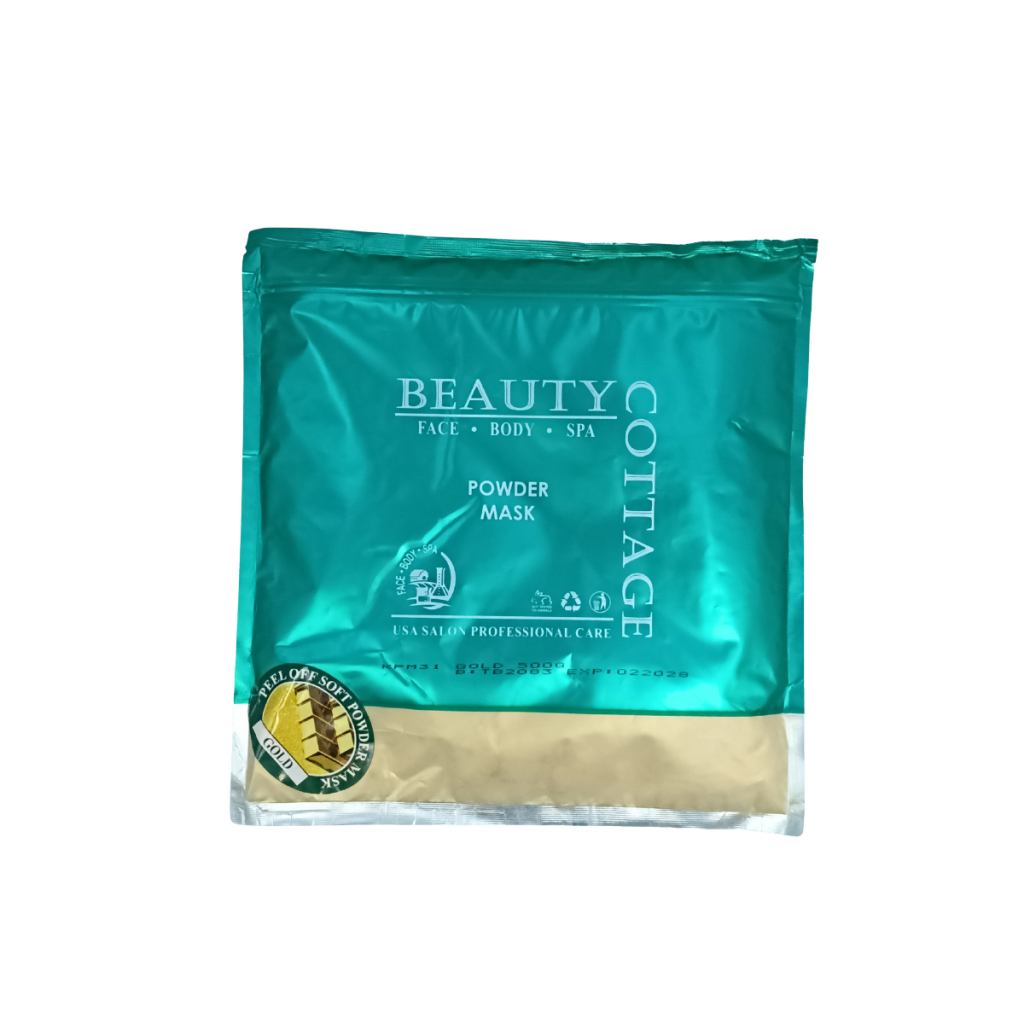 Gold Rubber Soft Powder Mask - Beauty Cottage